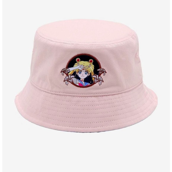Bioworld | Accessories | Sailor Moon Pink Bucket Hat | Poshmark